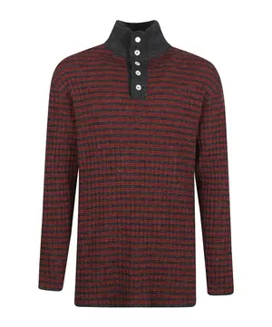 NAMACHEKO Luther Turtleneck Sweater - Black