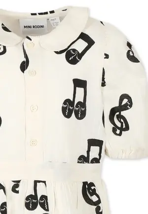 MINI RODINI Note Muslin Dress