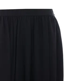 Chloé Fluid Pleated Pants With Knot Detailing - Black