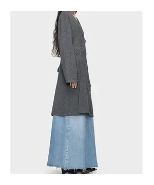 MAISON MARGIELA Wrap V-neck Cardigan - Gray