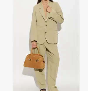 Victoria Beckham Double Vent Single-breasted Blazer