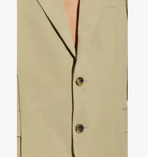 Victoria Beckham Double Vent Single-breasted Blazer