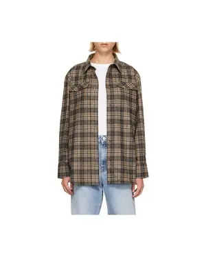 RÓHE Oversized Check Shirt