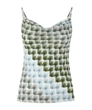 Missoni Geometric-pattern Spaghetti-strap Top - Multiple Colors