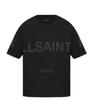 ALLSAINTS Oversized Logo T-shirt - Black
