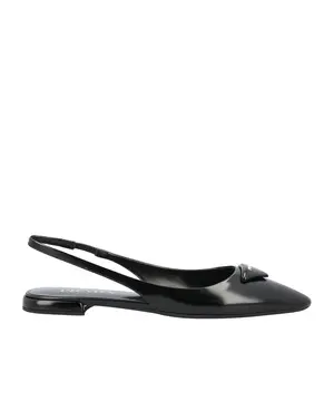 Prada Slingback Flat Sandals