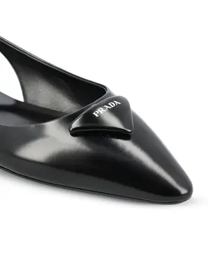 Prada Slingback Flat Sandals