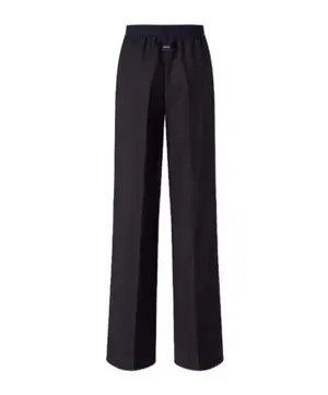 Pinko Stretch Wool-blend Palazzo Trousers
