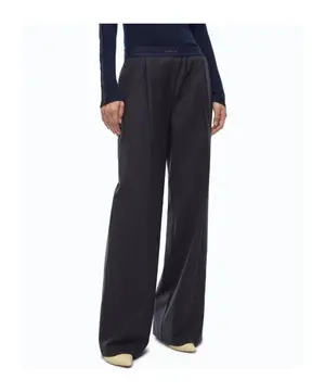 Pinko Stretch Wool-blend Palazzo Trousers