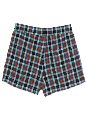NAMACHEKO Leonida Checked Shorts