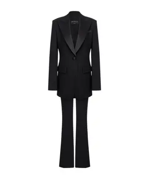 DONDUP Two-piece Set: Long-sleeve Suit Jacket And Trousers - Black