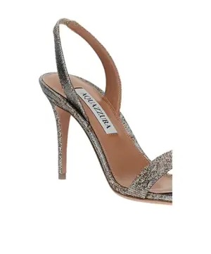 AQUAZZURA Metallic Slingback Pumps