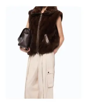 Pinko Zip-up High Neck Gilet