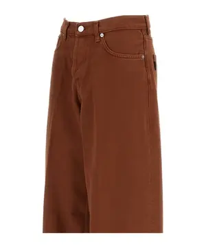 HAIKURE Logo Patch Wide-leg Jeans - No