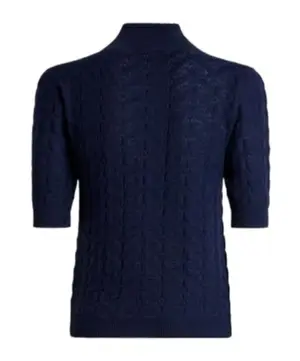 Etro Wool Mock-neck Sweater With Paisley Detailing