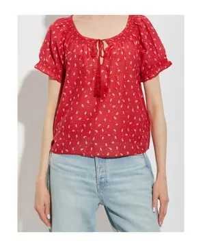 RE/DONE Katie Short-sleeved Cover-up