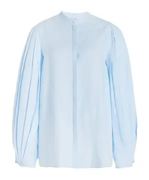 Gabriela Hearst Long-sleeved Shirt - Blue