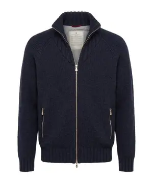 Brunello Cucinelli Chunky-knit Zip-up Cardigan
