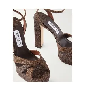 JIMMY CHOO Thin Strap High Heel Sandals