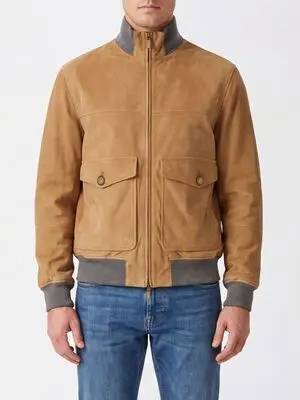 Brunello Cucinelli Suede Bomber Jacket With Ribbed Details - No