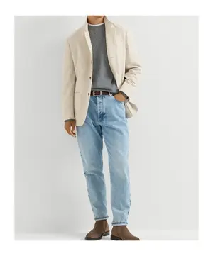Brunello Cucinelli Long Sleeve Casual Jacket - Sand/ruby