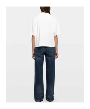 Zadig&Voltaire Heart Motif Rhinestone Embellished T-shirt