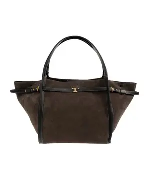 TOD'S T Timeless Belt-detail Tote Bag