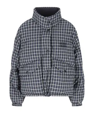Miu Miu Reversible Check Jacket
