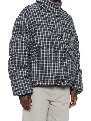 Miu Miu Reversible Check Jacket