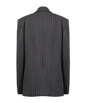 DONDUP Single-breasted Pinstripe Suit Jacket