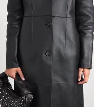 TOTEME Leather Trench Coat