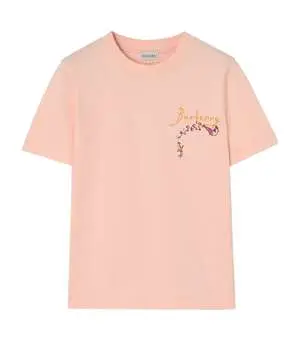 Burberry Cotton T-shirt With Quentin Blake Illustration - Pink