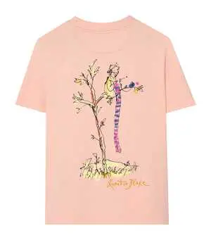 Burberry Cotton T-shirt With Quentin Blake Illustration