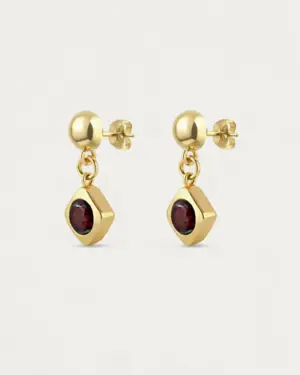 SOPHIE BLAKE Lela Blue Topaz Drop Earrings - Whitetopaz