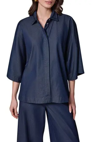 Donna Karan New York Spread Collar Shirts For Women