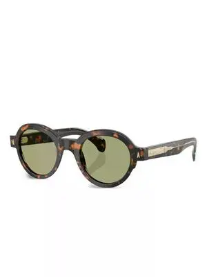 Moncler Rondosa Tortoiseshell Round-frame Sunglasses - Brown