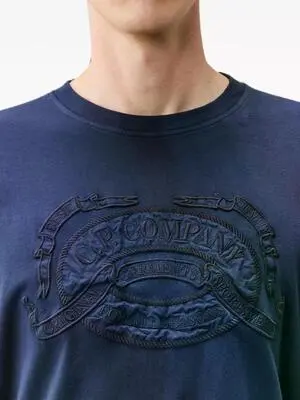 C.P. COMPANY Embroidered-logo Long-sleeve T-shirt