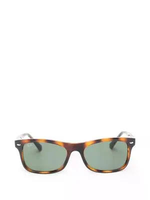 Ray-ban Tortoiseshell Rectangle-frame Sunglasses - Brown