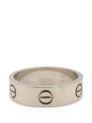 Cartier 18k White Gold Love Ring - Silver