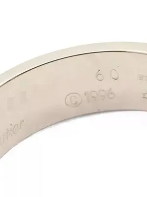 Cartier 18k White Gold Love Ring - Silver