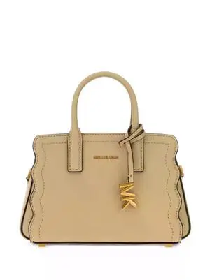 Michael Kors Laila Small Scalloped-edge Tote Bag - Neutrals