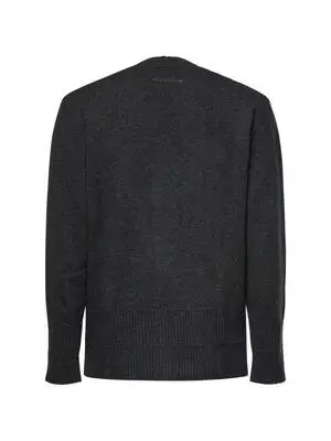 MAISON MARGIELA Logo Embroidered V-neck Cardigan