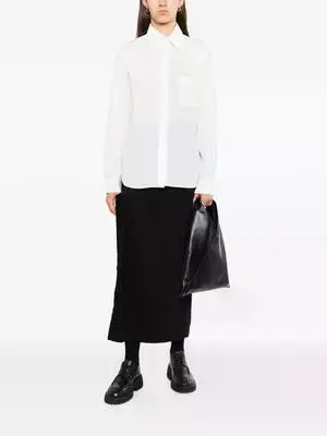 Yohji Yamamoto Detachable Collar Patch Pocket Shirt
