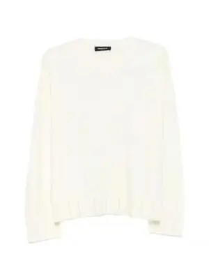 Fabiana Filippi Ribbed-trim Crew-neck Sweater