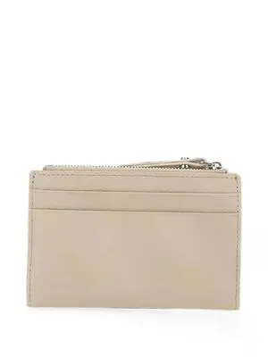 GIANNI CHIARINI Grained Leather Dollaro Wallet - Neutrals