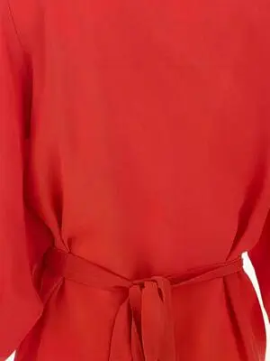 KANGRA Silk Wrap Blouse