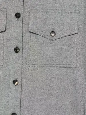Kiton Herringbone Pocket Shirt