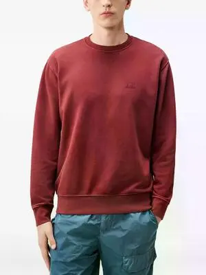 C.P. COMPANY Logo Embroidered Cotton Sweatshirt