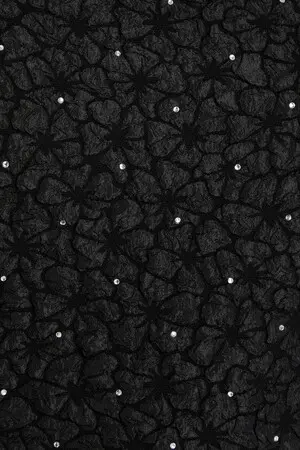 Maje Crystalembellished Tiered Cloqué Midi Dress