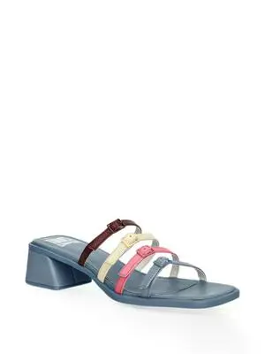 Camper Twins Block-heel Sandals With Buckle Straps